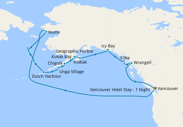 Alaska & British Columbia – Inside Passage, Bears and Aleutian Islands ...