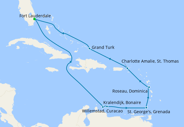 Southern Caribbean from Ft. Lauderdale, 20 December 2021 | 10 Nt ...