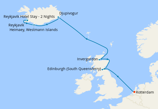 Viking Trails & Celtic Origins from Reykjavik with Stay, Holland ...