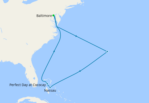 Bermuda & Perfect Day from Baltimore, Royal Caribbean, 8th May 2025 ...