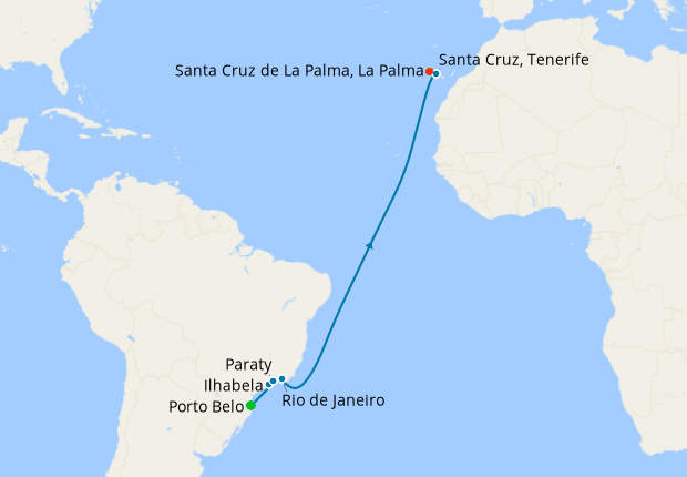 Crossing the Equator - Rio to the Spanish Riviera, Scenic Discovery ...
