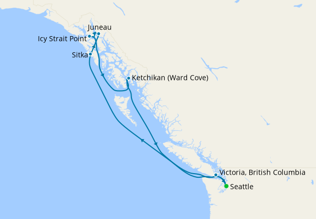 Alaska with Dawes Glacier from Seattle, 6 June 2026 | 7 Nights ...
