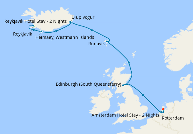 Viking Trails & Celtic Origins with Reykjavik and Amsterdam Stays ...
