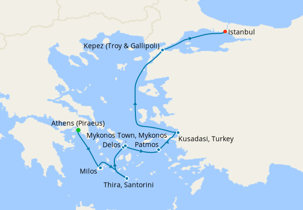 Athens to Istanbul Adventure, Emerald Yacht Cruises, 8th August 2026 ...