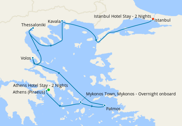 A Journey from Athens to Istanbul with Stays, Explora Journeys, 17th ...