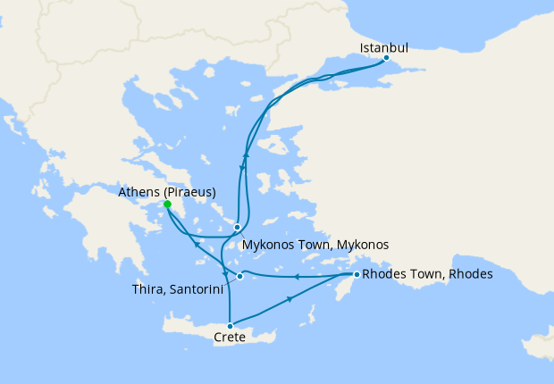 Greece & Turkey from Athens, Costa Cruises, 10th July 2026 – Planet Cruise
