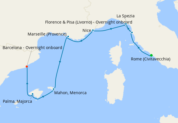 Florence Marseille And Barcelona From Rome Azamara Cruises 3rd March