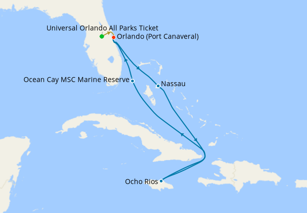 Universal Orlando Resort Stay with Christmas Caribbean Sailing and MSC ...