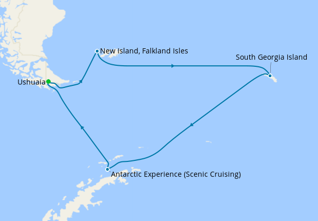 The Great Austral Loop from Ushuaia, Ponant Cruises, 25th January 2026 ...