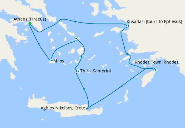 Idyllic Greece from Athens, Celestyal Cruises, 4th September 2027 ...