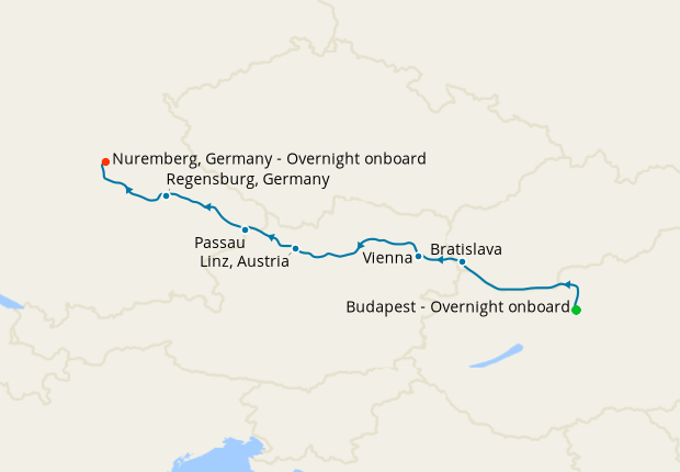 Danube Icons river cruise from Budapest to Nuremberg, 26 October 2026 ...
