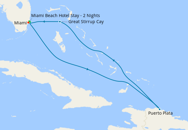 Caribbean Getaway with Miami Beach Stay, 12 June 2027 | 8 Nt ...