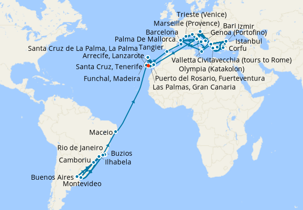 Canary Islands from Tenerife with Stay, 26 March 2027 | 9 Nt | MSC ...