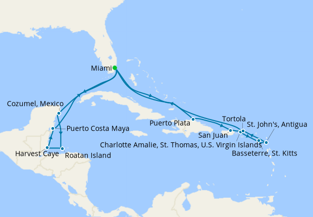 Grand Tropical Triumph from Miami, 1 March 2028 | 17 Nt | Oceania ...