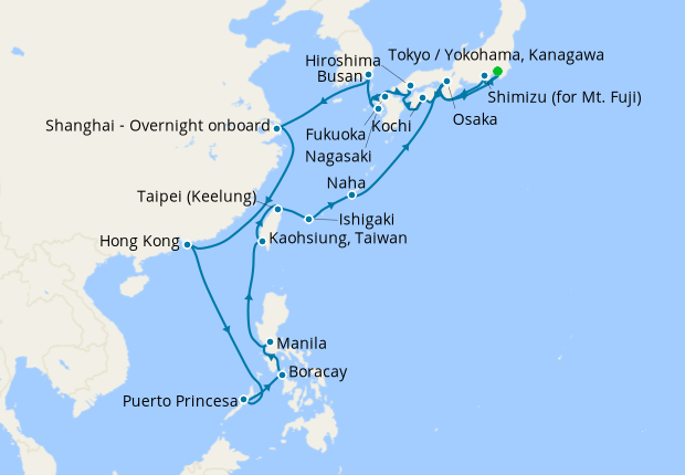 Japan, Taiwan, The Philippines & China Collector with Tokyo Stay ...