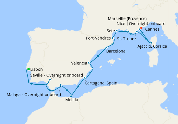 Spain & France from Lisbon with Stay, Azamara Cruises, 16th April 2026 ...