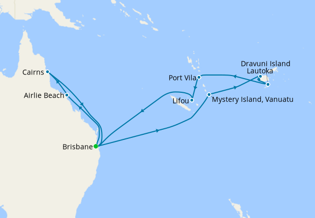 Brisbane's Koala Bears, Fiji, South Pacific & Great Barrier Reef with ...