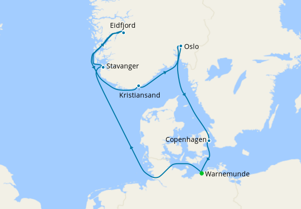 Fiordi e Norvegia da Warnemunde, MSC Crociere, 3rd, August 2025 con ...
