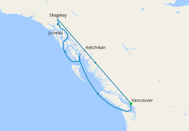 Alaska from Vancouver, Disney Cruise Line, 27th, July 2026 con ...